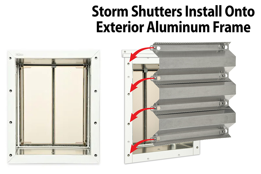 HURCAN Wall Series - PlexiDor Dog Doors